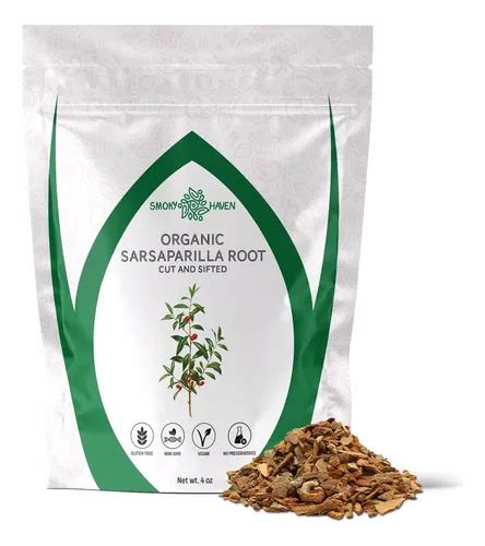 Smoky Haven Raíz De Zarzaparrilla Mexicana Orgánica 4oz 1 Envío Gratis