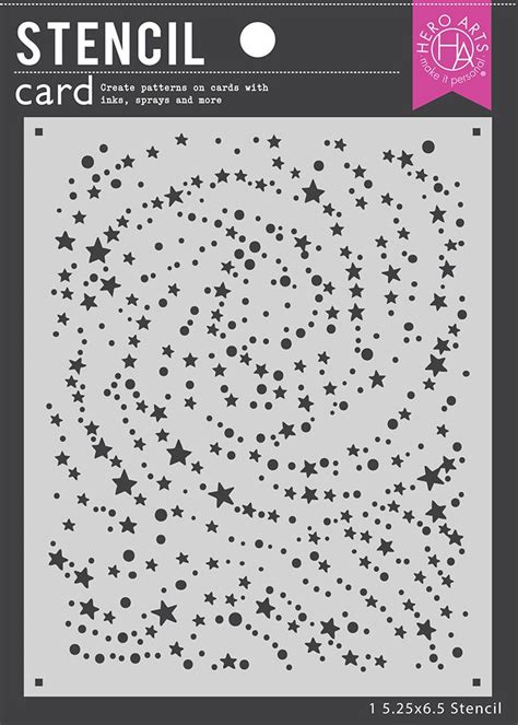 Hero Arts Stencils Star Cluster Stencils Star Stencil Hero Arts