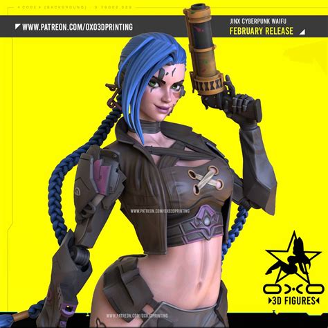 Jinx Cyberpunk Waifu