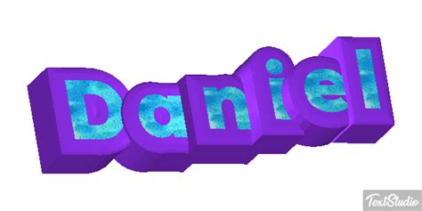 Daniel Name Animated  Logo Designs
