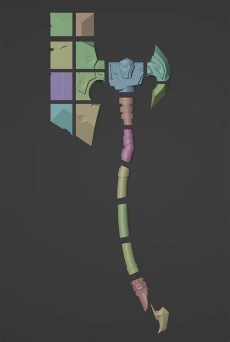 3d File Ax Of Sion From League Of Legendslolaxe 🪓・3d Printable Model