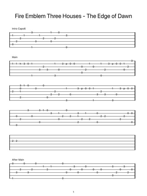 Fire Emblem Three Houses The Edge Of Dawn Pdf Chordophones