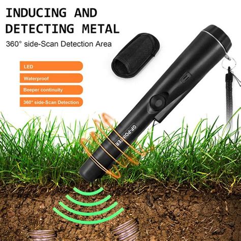 Metal Detector Pinpointer Waterproof Handheld Metal Detector Wand Pin