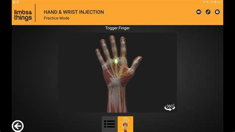 Hand And Wrist Injection Trainer With Tablet In Light Skin Tone Limbs