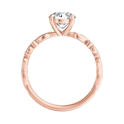 Auriya 14k Gold 12ctw Vintage Solitaire Moissanite Engagement Ring
