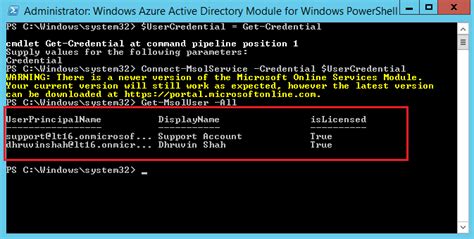export active users licensed users in csv format from office 365