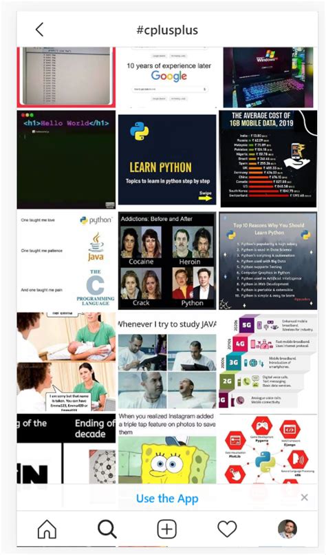 C Is So Popular On Instagram R ProgrammerHumor