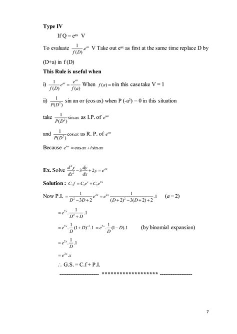 Liner Differential Equation Docx