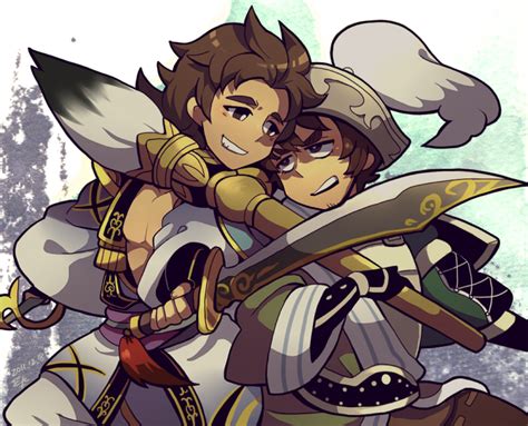 Kotorai Ma Dai Sima Zhao Shin Sangoku Musou 2boys Bare Pectorals