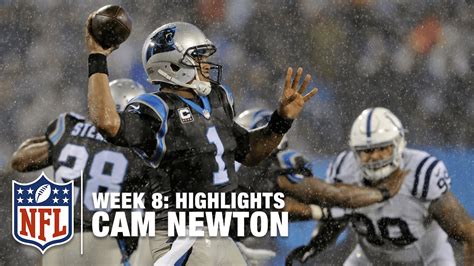 Cam Newton Highlights Week 8 Colts Vs Panthers Nfl Youtube