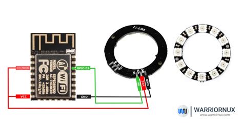 setting esp8266 dengan led rgb neopixel ws2812 warriornux