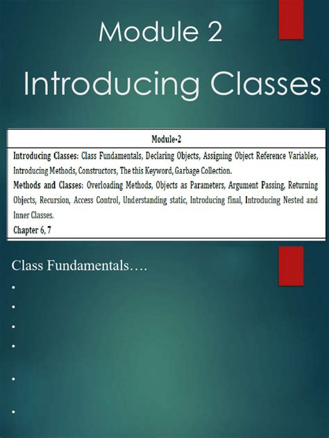 Class Fundamentals And Examples Pdf Parameter Computer Programming