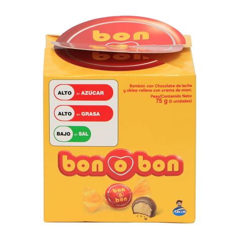 Bombones Bon O Bon Chocolate 5 Unidades 917208