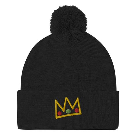 Ranboo Pom Pom Beanie Ranboo Dream Smp Beanie T For Gamer Mcyt Ranboo Crown Logo Merch