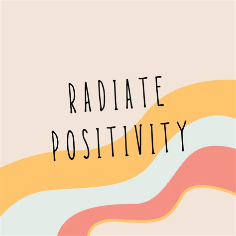 Radiate Positivity Quote 27576565 Vector Art At Vecteezy