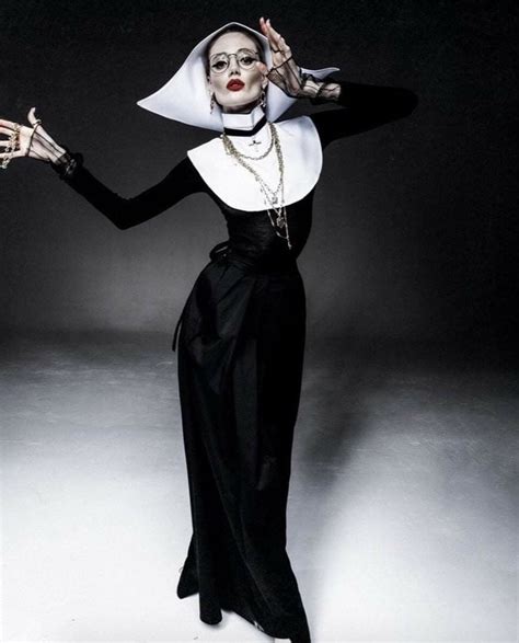 Nun Poses Reference Black Nun Outfit Gothic Outfits Nun Costume