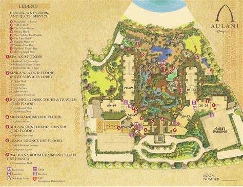 Aulani Maps And Viewfinder The Essential Disney Vacation