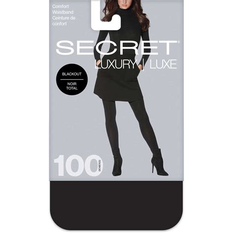 Luxury Opaque Tights With Comfort Waistband 100 Denier Matte Black