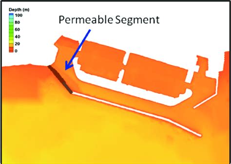 Segment Of The West Breakwater Specified As Permeable Rubble Mound Download Scientific Diagram