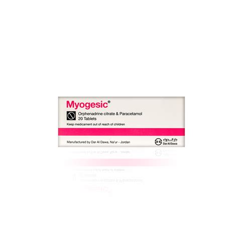 Myogesic 20 Tablets