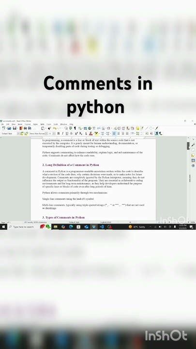 Comments In Python With Practical Examples And Notes Pythontutorial