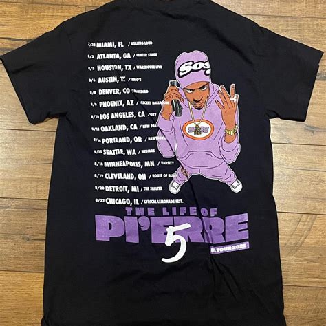 Official “the Life Of Pierre 5” Merch Tee Bought Depop
