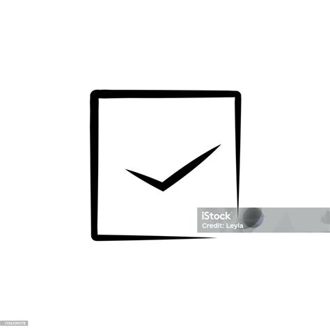 Square Checkbox Or Check Box Line Art Vector Icon For Apps And Websites