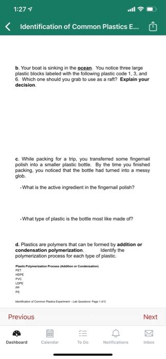 126 Identification Of Common Plastics E