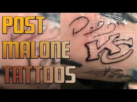 Post Malones Patrick Mahomes And Travis Kelce Tattoos Revealed Youtube
