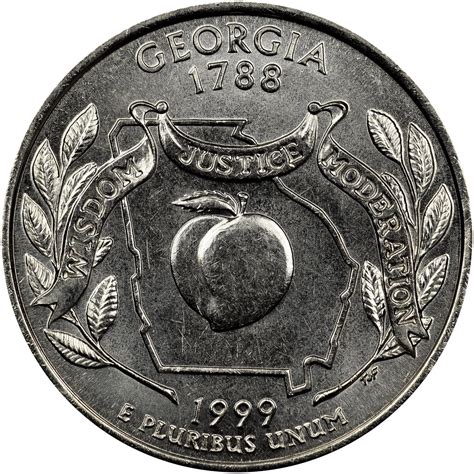 1999 P Georgia State Quarter Prices Ungraded Ngc Pcgs Values