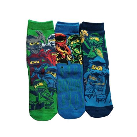 قیمت و خرید جوراب ساق بلند پسرانه لگو مدل نینجا 2025 مجموعه سه عددی