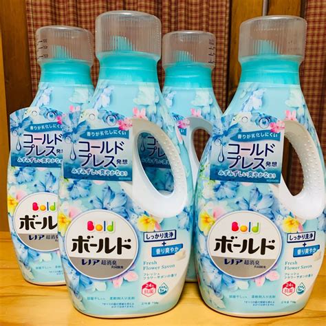 【新品】ボールド 柔軟剤入り洗剤 本体4本｜paypayフリマ
