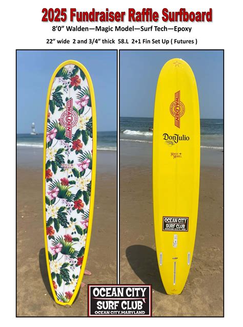 Buy 80” Walden Magic Model Surf Tech Epoxy Support Ocean City Surf Club