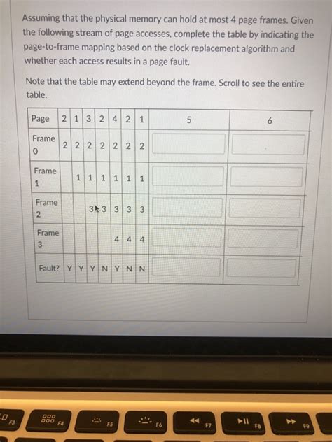 Solved Assuming That The Physical Memory Can Hold At Most Chegg