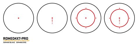 Sig Sauer Electro Optics Romeo4xt Pro 1x20mm 2 Moa Bdc Red Dot Sight