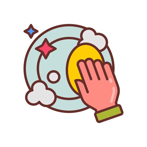 Wash Dishes Icon In Vector Illustration 27277200 Vector Art At Vecteezy
