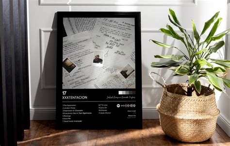 Xxxtentacion 17 Album Cover Poster Aesthetic Music Wall Art