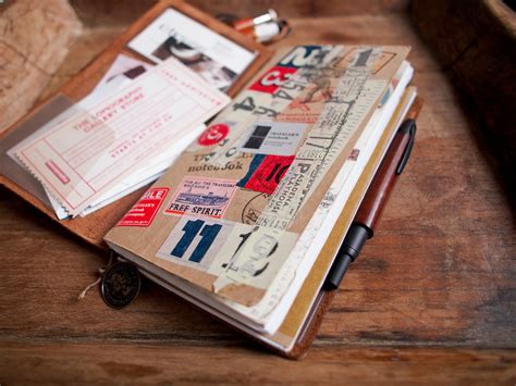 Travelers Notebook Customized Cover Journaling Planner Quaderno