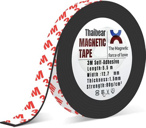 Magnetic Tape Flexible Magnet Tape Strips Roll 12 Wide X 18 Ft