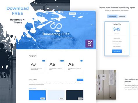 Atomic Sketch Free UI Kit Based On Atomic Design PSDDD Co