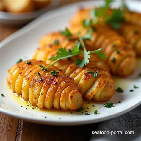 Garlic Butter Hasselback Potatoes Crispy Oven Perfection