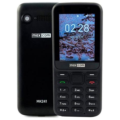 Maxcom Classic Mk241 4g Negro Libre