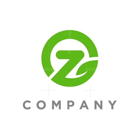 Initial Z Leaf Logo Leaf Logo Logo Logo Design