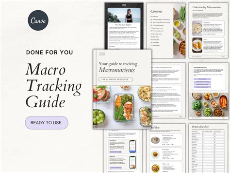 Macronutrients Tracking Guide Macronutrients Cheat Sheet Nutrition