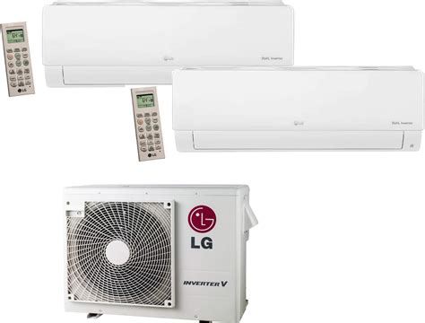 Lg 2 Ton 24000 Btu Seer 21 Dual Zone 9k 18k Btu Heat And