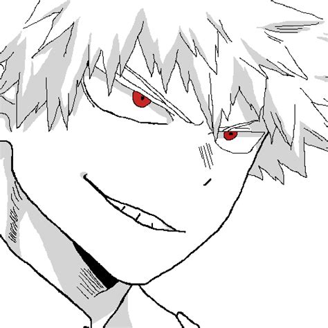 Pixilart Katsuki Bakugou Base By Thatanimefan