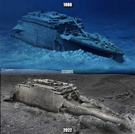 Undersea Photos Of The Titanic Wreckage Artofit