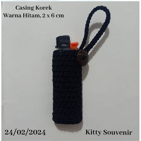 Jual Casing Pouch Rajut Untuk Tempat Korek Pi Fresh Care Minyak Kayu