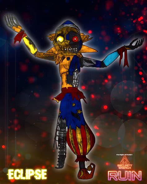 Fnaf Sb Ruin Dlc Drawing Eclipse By Freddyfrostbear5 On Deviantart