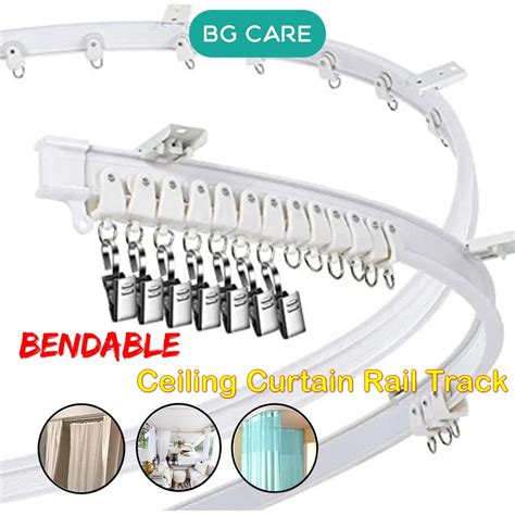 Flexible Track Bendable Ceiling Curtain Rail Track Curtain Balcony